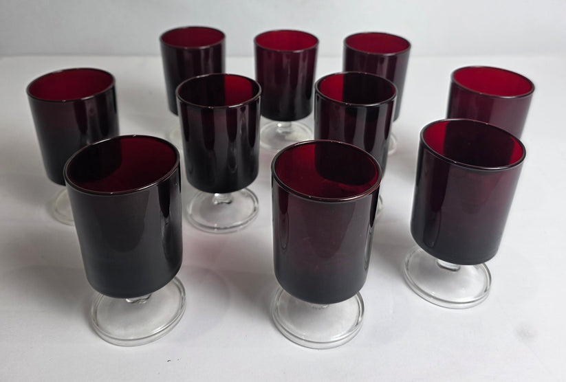 Luminarc Ruby Red Cordial Glass – Bargeboard NOLA