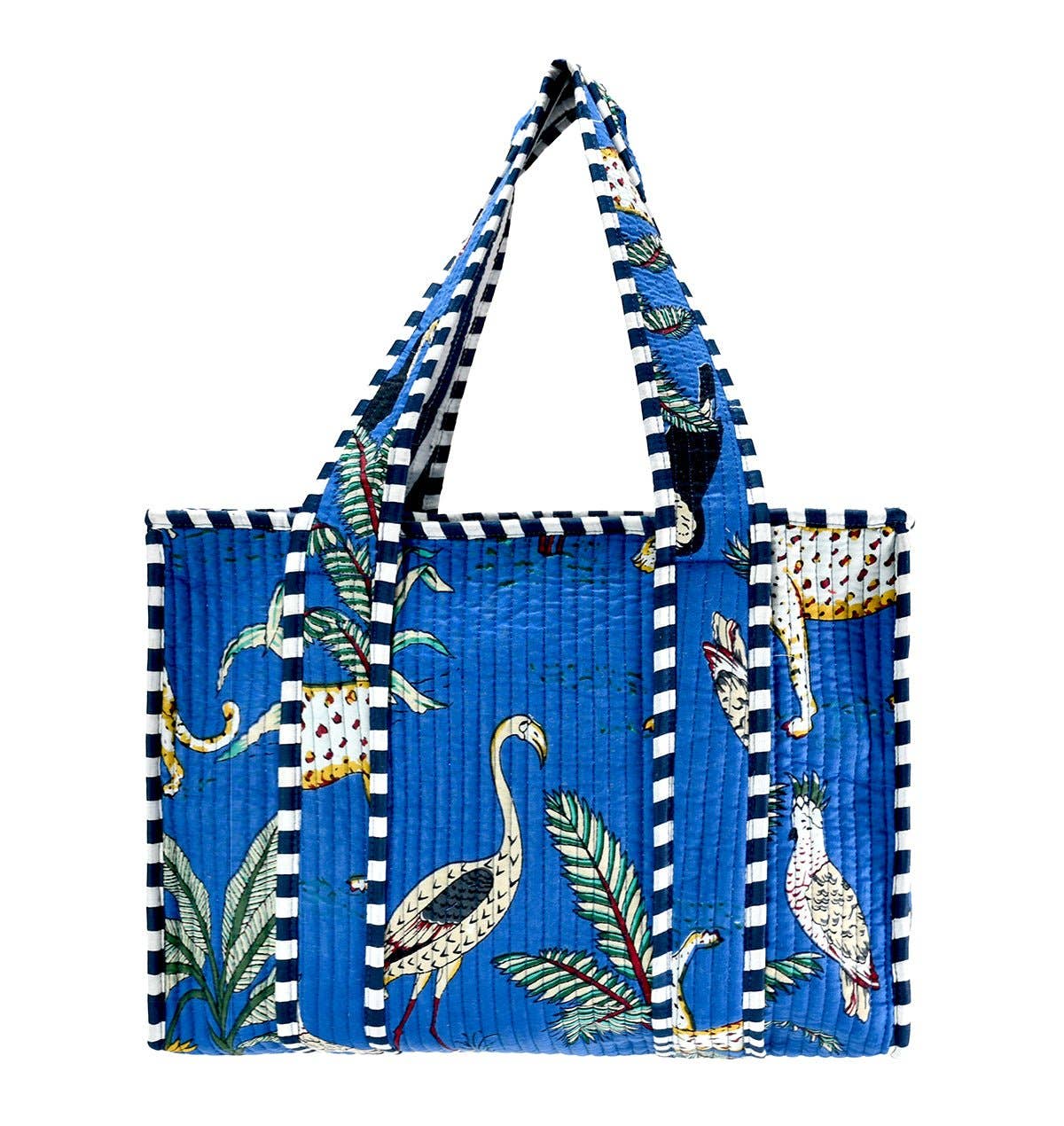 Cotton Block Print Tote Bag- Small & Large – Bargeboard NOLA
