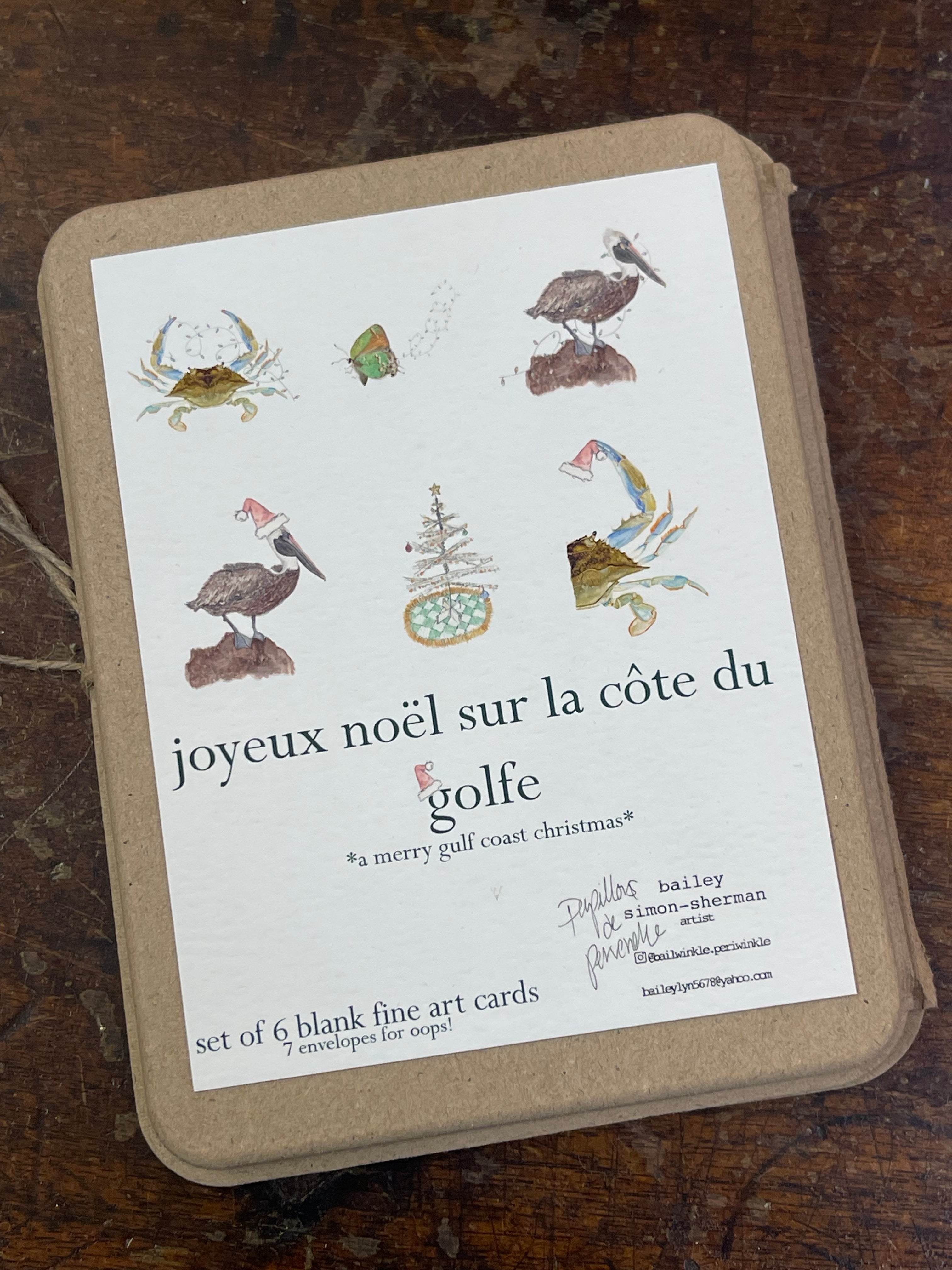 Bailey Simon-Sherman Joyeux Noel Sur La Cote Du Golfe Blank Fine Art C – Bargeboard NOLA