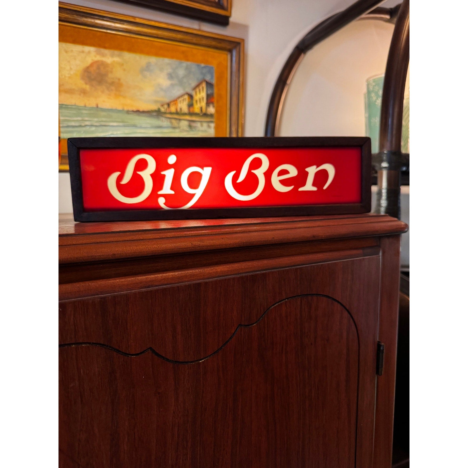 Vintage Big Ben Light up Box Lamp Sign – Bargeboard NOLA